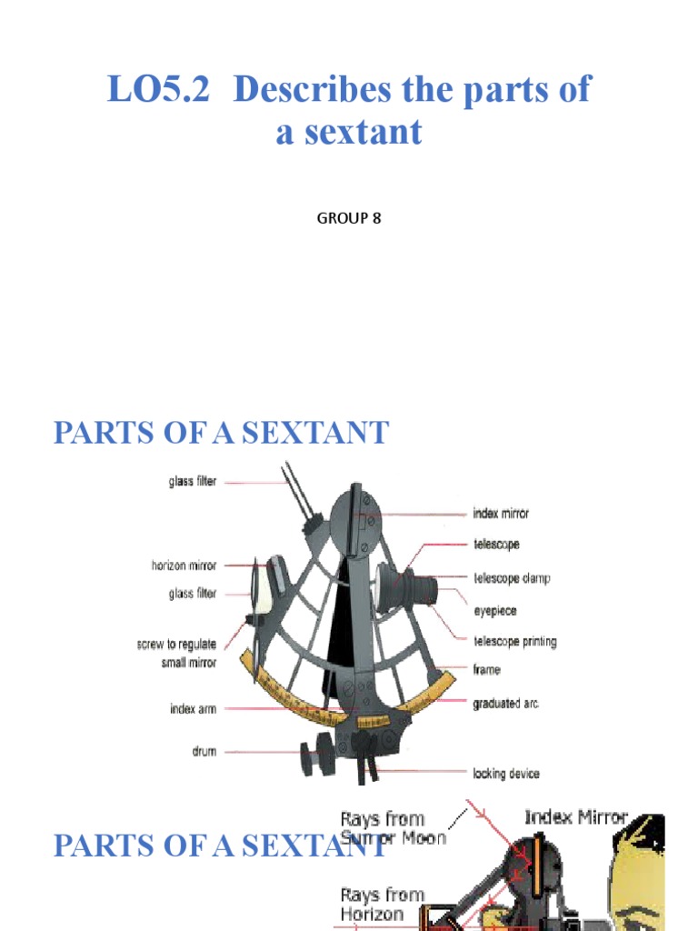 LO5.2 Parts of A Sextant | PDF
