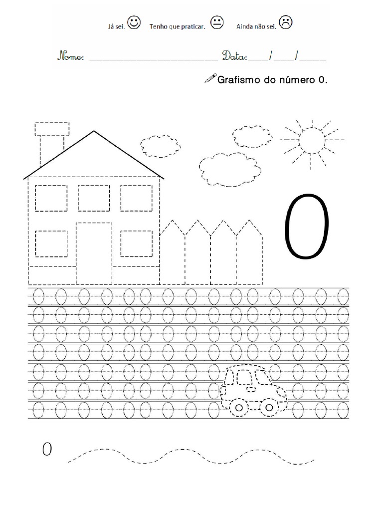 Grafismo Dos Números Até 9 | PDF