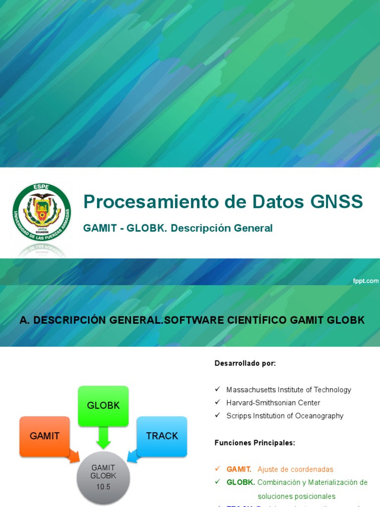 Parte 1. GAMIT-GLOBK. Descripción General PDF | PDF | Software ...