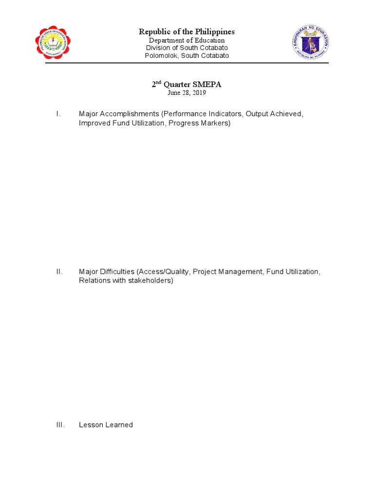 Smepa 2019 Synthesis Robert | PDF