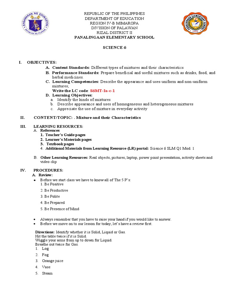 Mixtures | PDF | Mixture | Learning