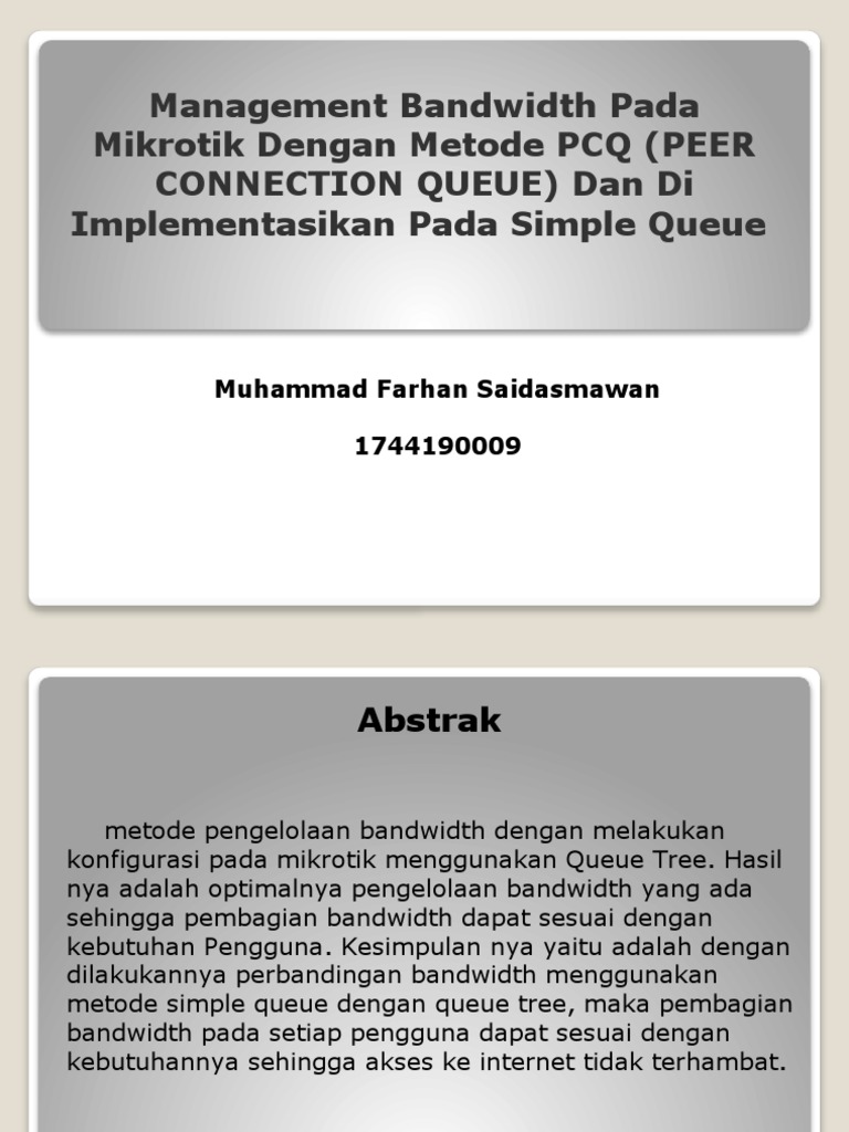 1154 - 35 - PPT Proposal STA (Muhammad Farhan.S, 1744190009) | PDF | Komputer