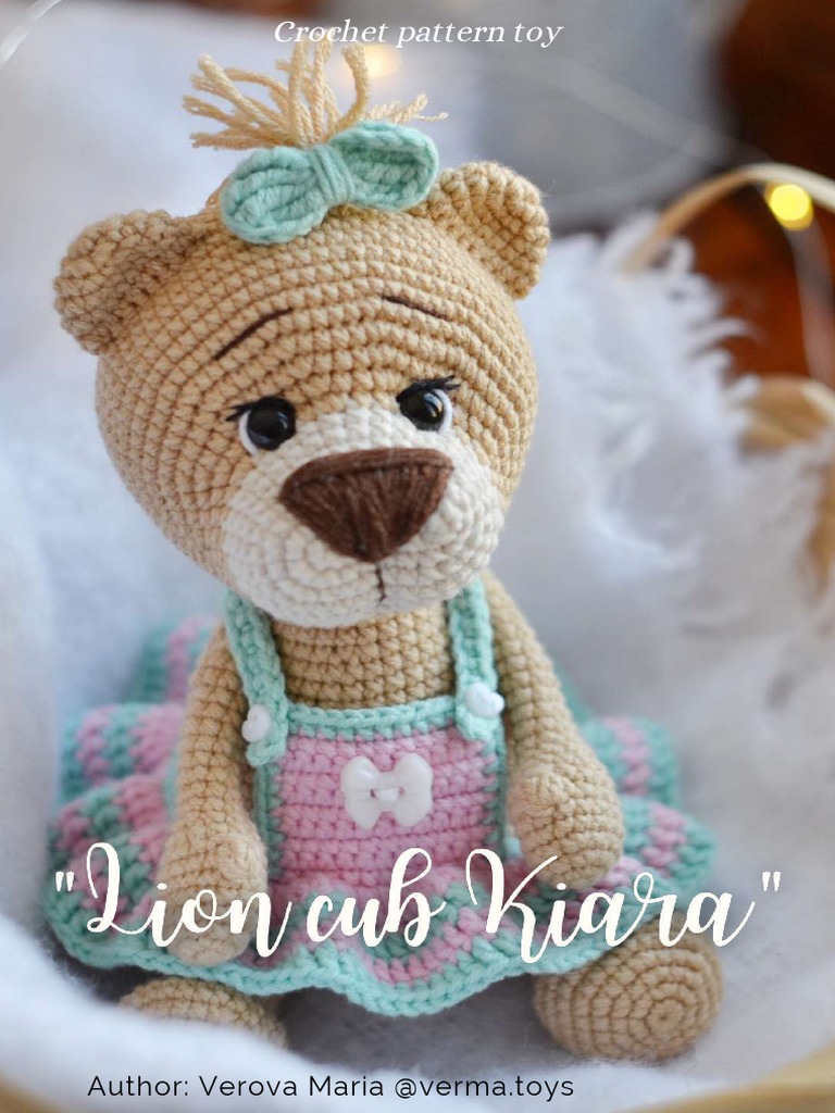 Verma Toys Leona Bebe PDF | PDF | Crochet | Yarn