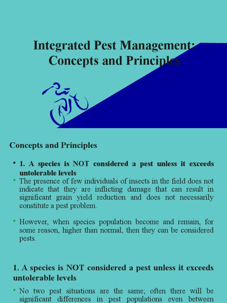Concept and Principles of Ipm | PDF | Pest (Organism) | Earth Sciences