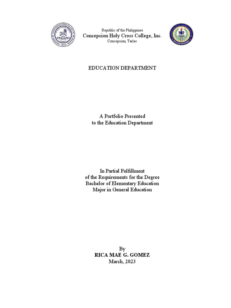 Narrative Portfolio | PDF | Teachers | Schools