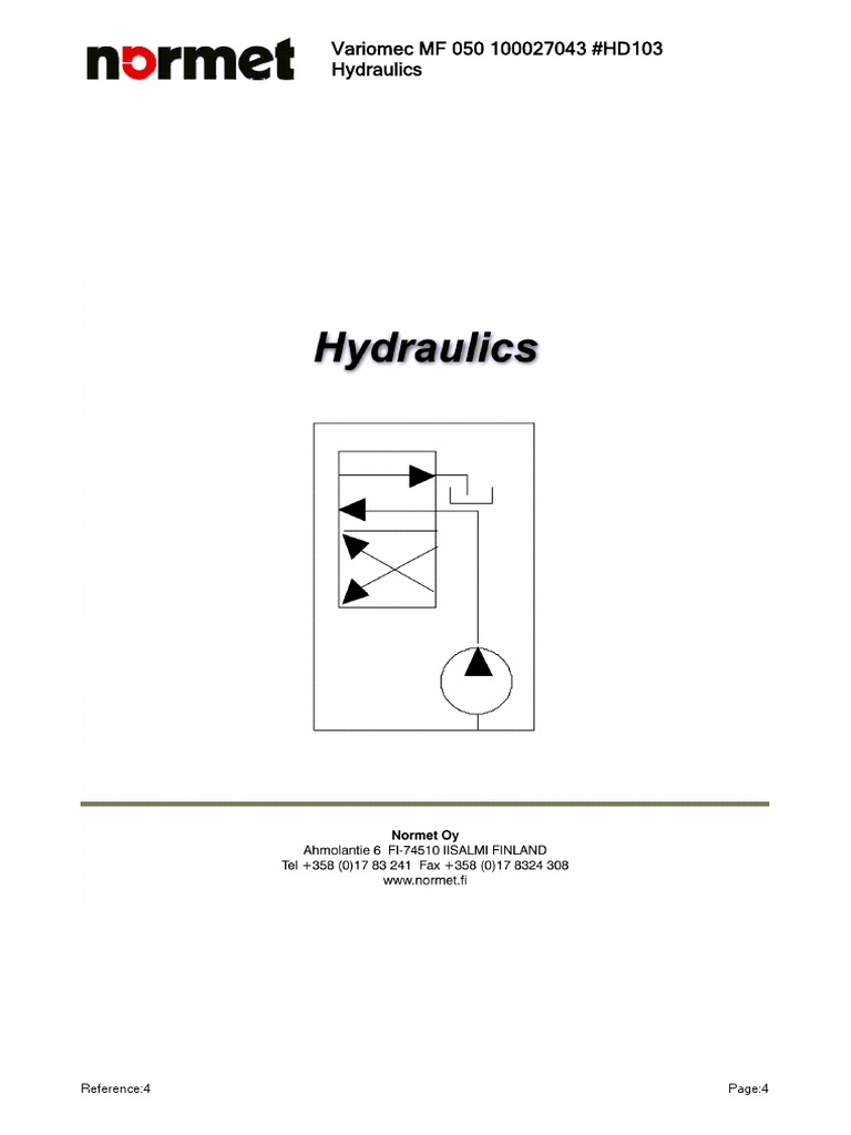 4 Hydraulics | PDF | Brake | Valve
