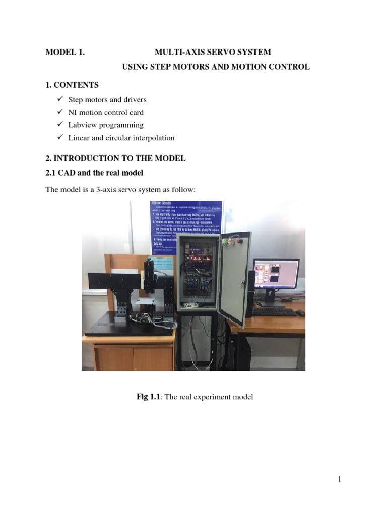 M1. Multi Axis Servo System Using Step Motors and Motion Control PDF | PDF | Digital Signal ...