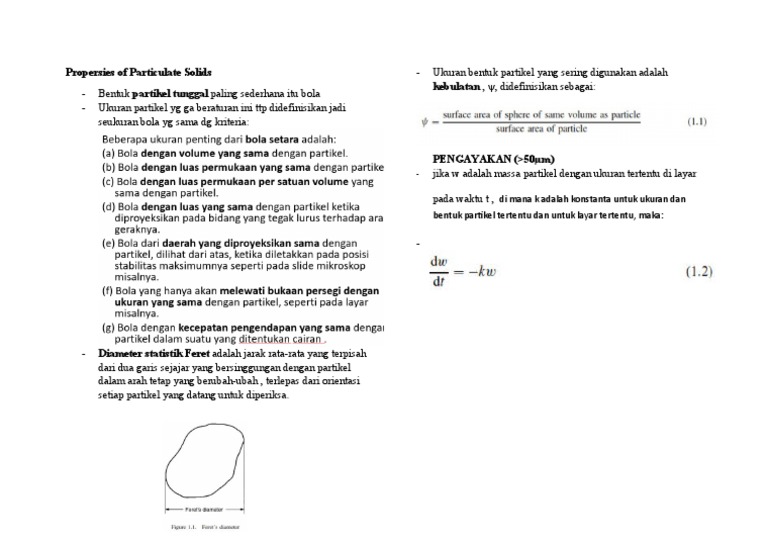 Sifat dan Ukuran Partikel Padat | PDF | Sains & Matematika
