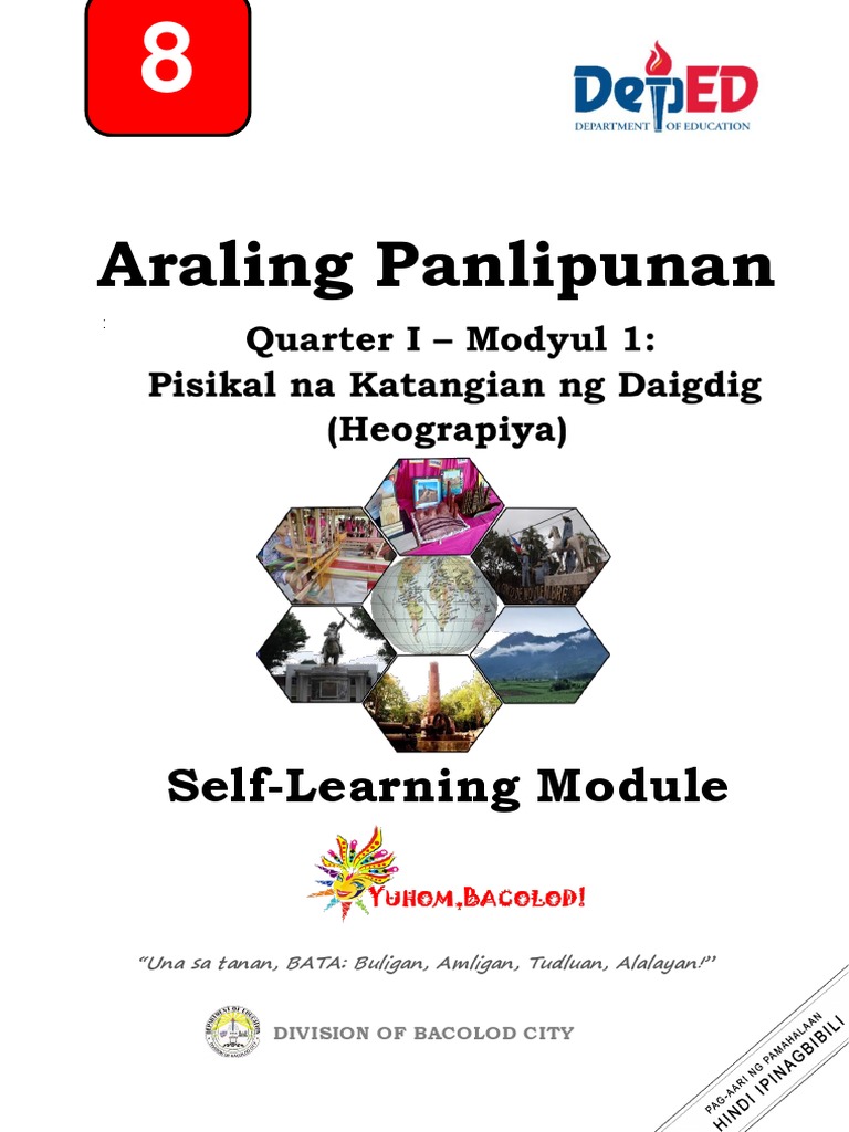 Araling Panlipunan: Self-Learning Module | PDF | Geographical Technology | Surveying