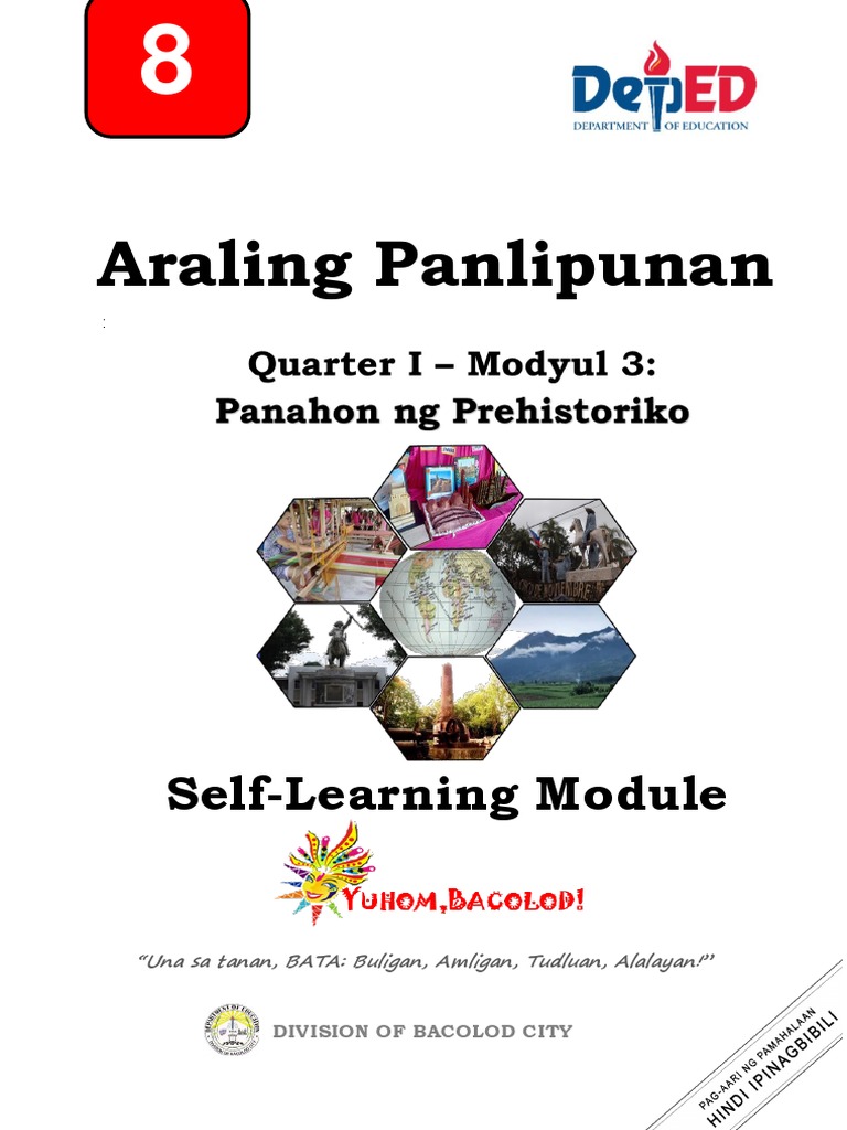 Araling Panlipunan: Self-Learning Module | PDF | Homo | Paleolithic