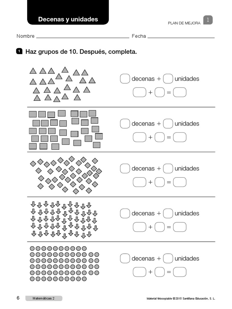 Decenas y Unidades | PDF