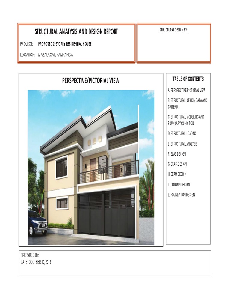 Structural Report PDF | PDF | Strength Of Materials | Beam (Structure)
