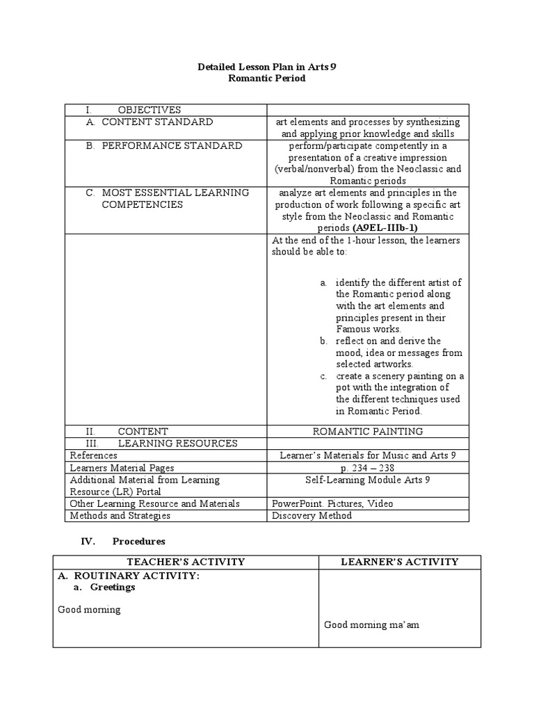 Detailed-Lesson-Plan-in-Arts-9docx - (AutoRecovered) (1) (AutoRecovered ...