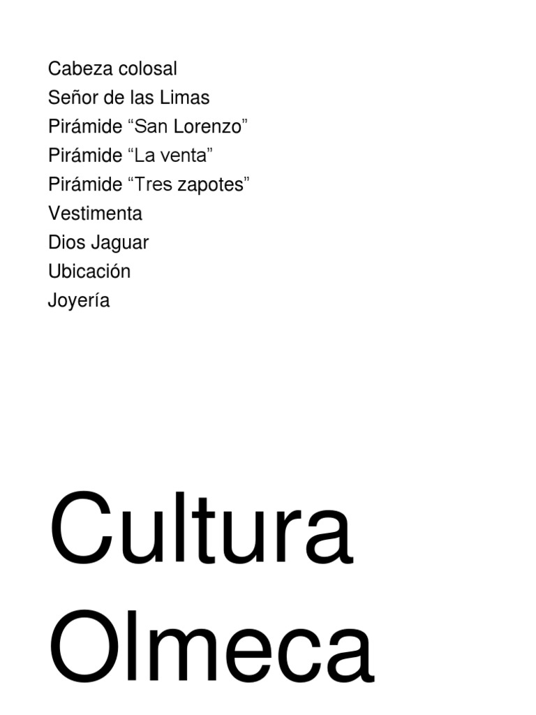 Cabeza Colosal PDF | PDF