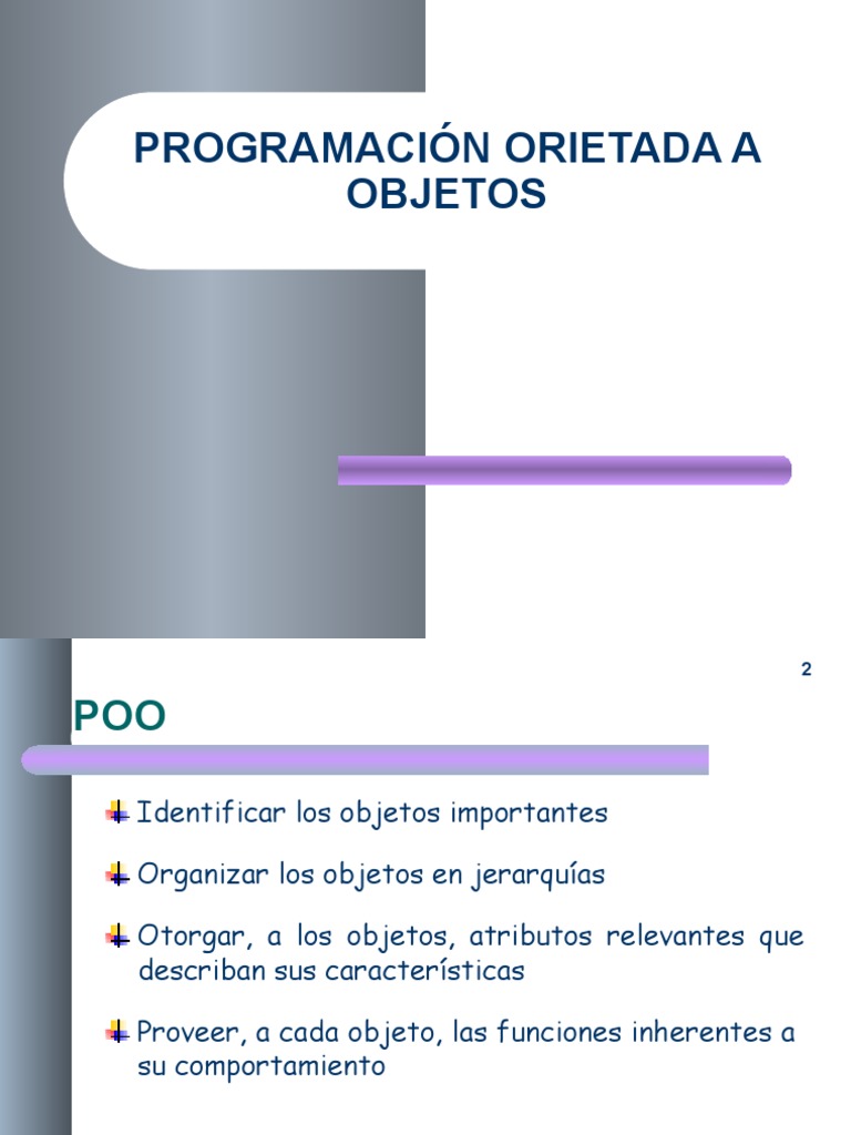POO.ppt | PDF