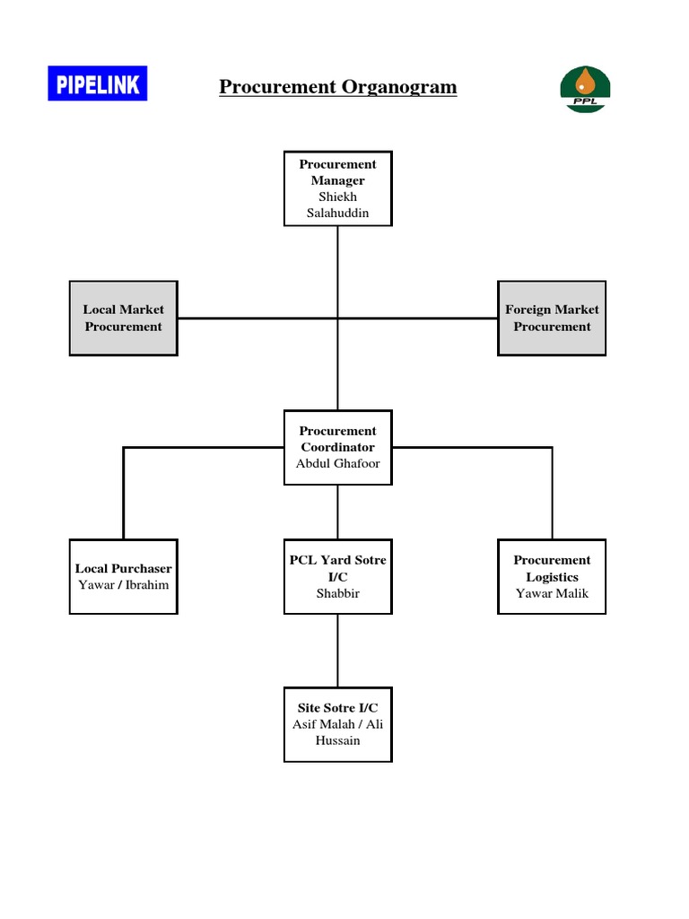 Procurement Organogram | PDF