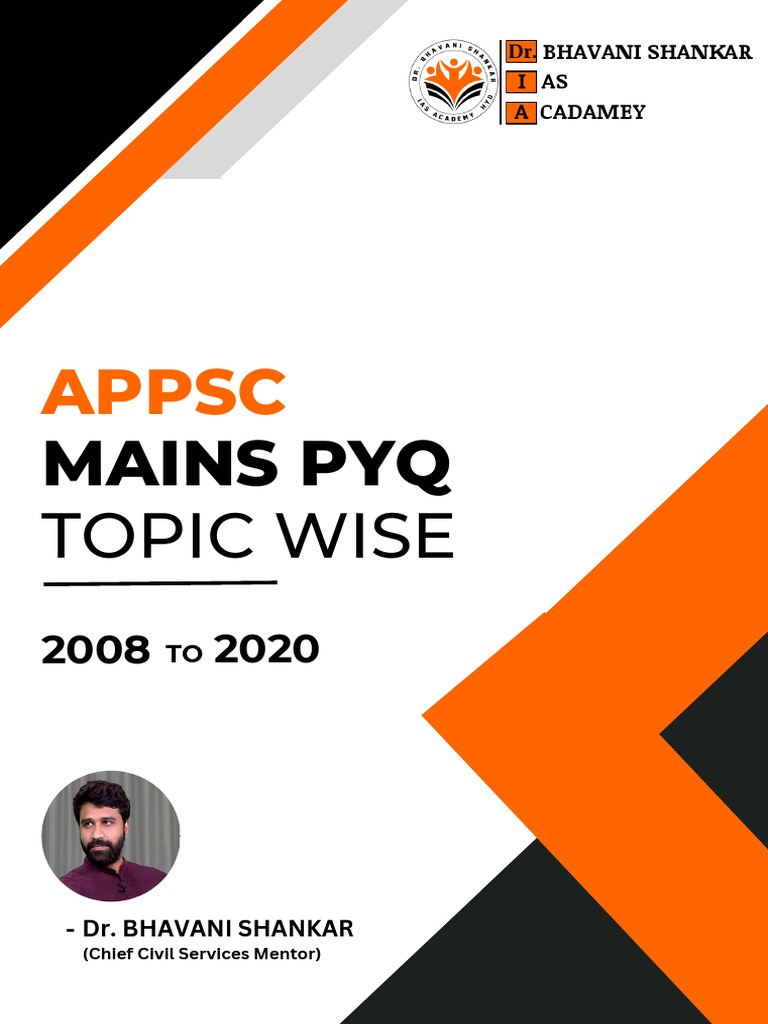 APPSC MAINS PYQ - Bhavani Sir PDF | PDF | Government Budget Balance ...