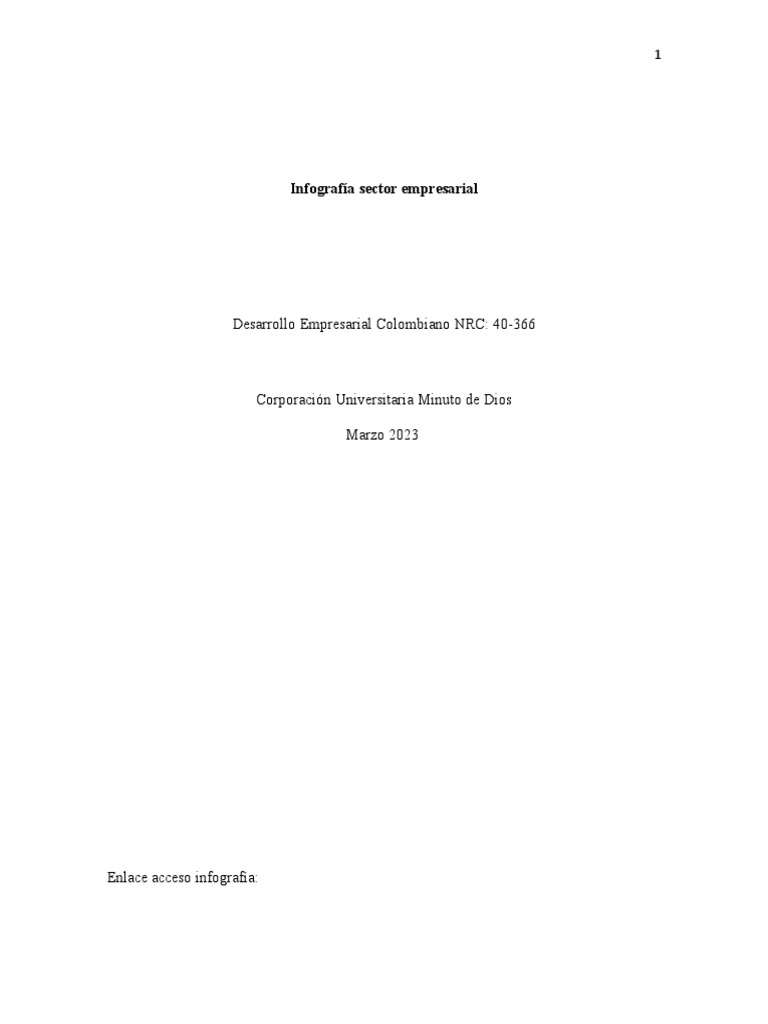 Infografía Sector Empresarial 6 | PDF