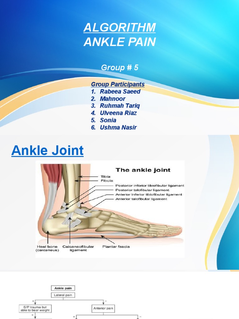 ACR Presentation-1 | PDF | Foot | Ankle