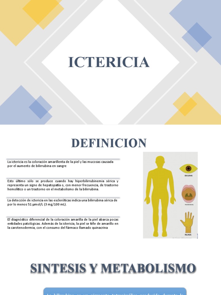Ictericia: Causas y Diagnóstico | PDF