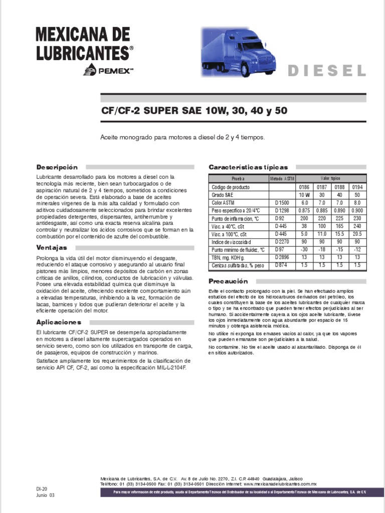 Fichatecmxl CF-CF-2 Super PDF | PDF