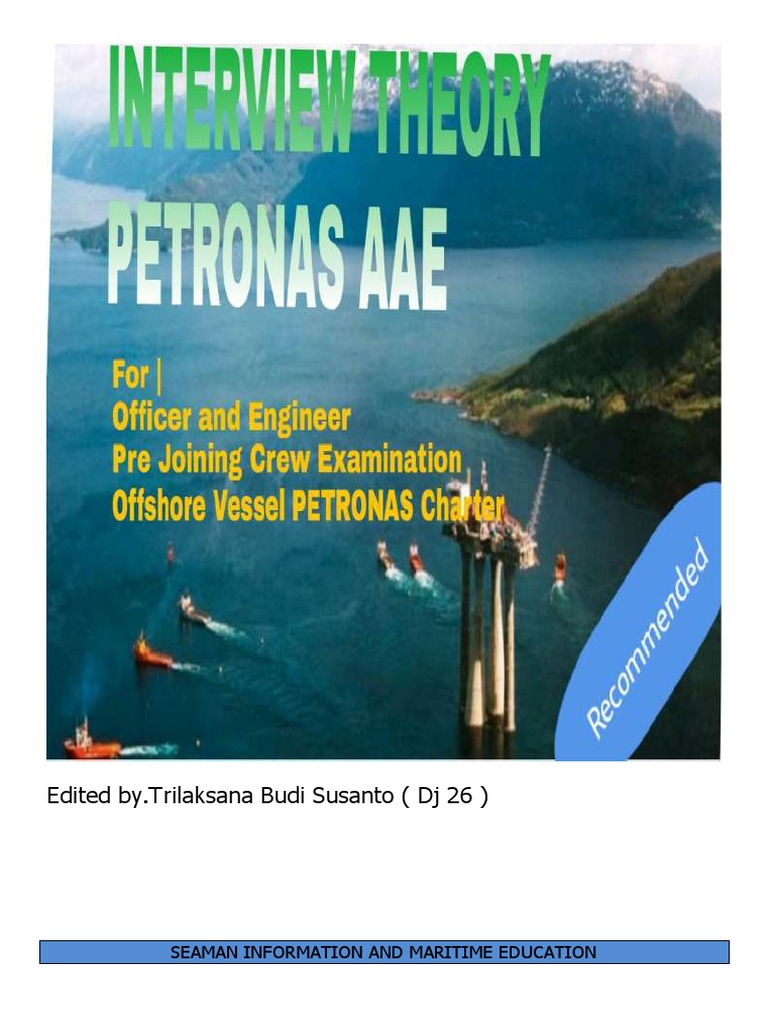Petronas AAE Q&A - UPDATE PDF | PDF | Oil Tanker | Shipping