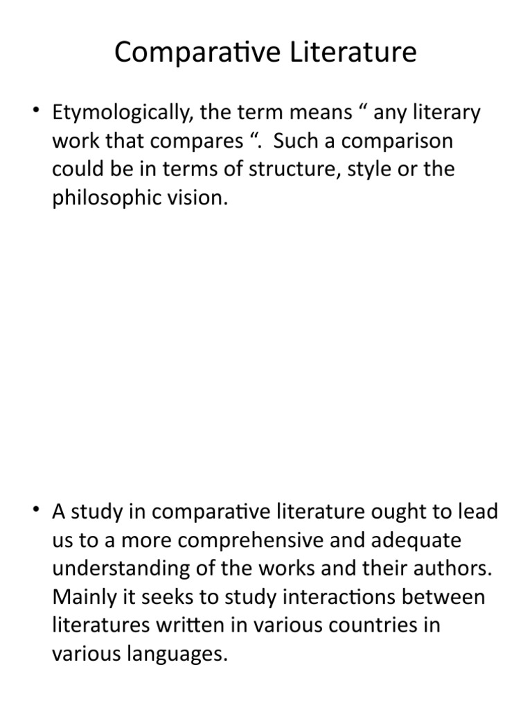 Comparative Literature | PDF | Henry David Thoreau | Mahatma Gandhi