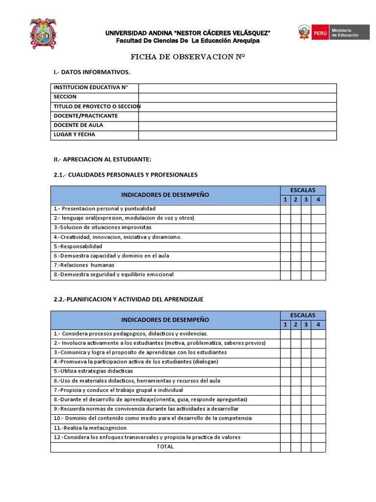 Formato de Practicas X Semestre | PDF | Salón de clases | Aprendizaje