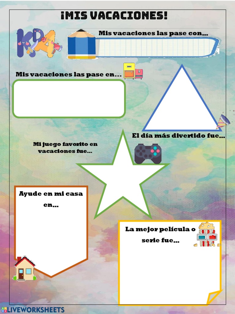 Diario de Vacaciones para Niños | PDF