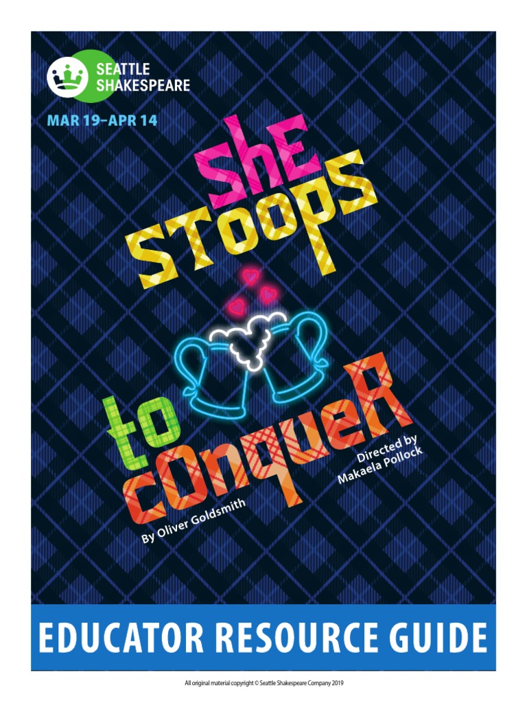 She Stoops To Conquer Study Guide PDF | PDF