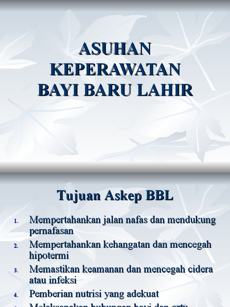ASkep BBL | PDF
