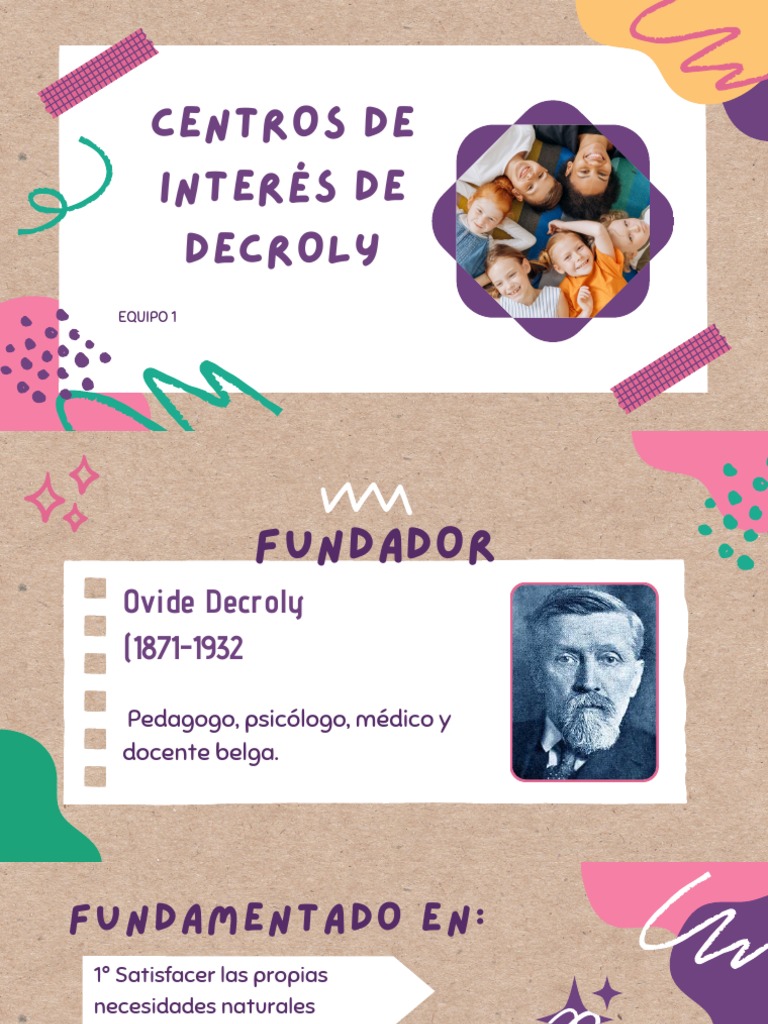 Metodologia Centros de Interés de Decroly | PDF