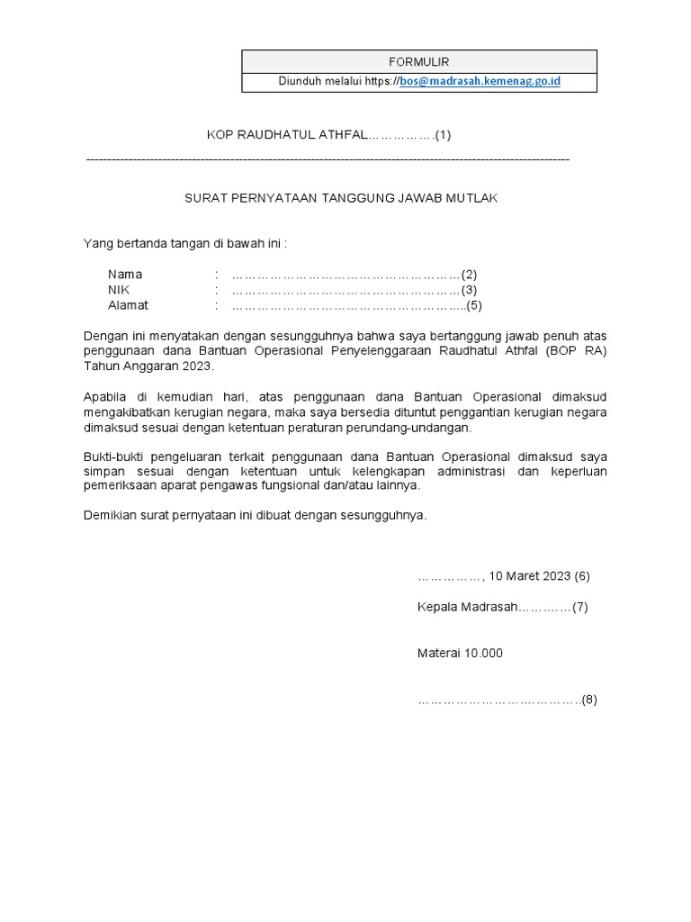 SPTJM Bop Ra 2023 | PDF