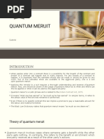 Quantum Meruit in A Contract With Latest Judgments and Case Laws | PDF ...