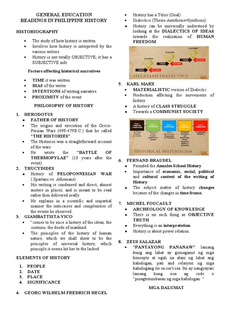 Gen Ed - Reading in The Philippine History | PDF | Government | Philippines