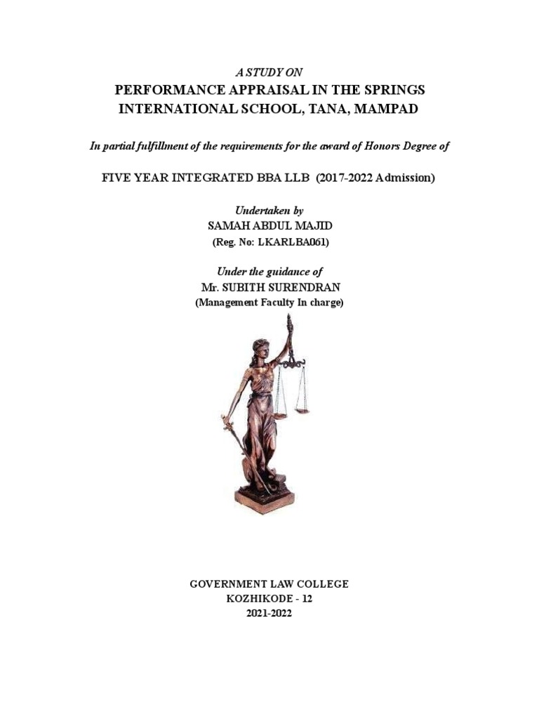 Management Project | PDF | Performance Appraisal | Educational Technology