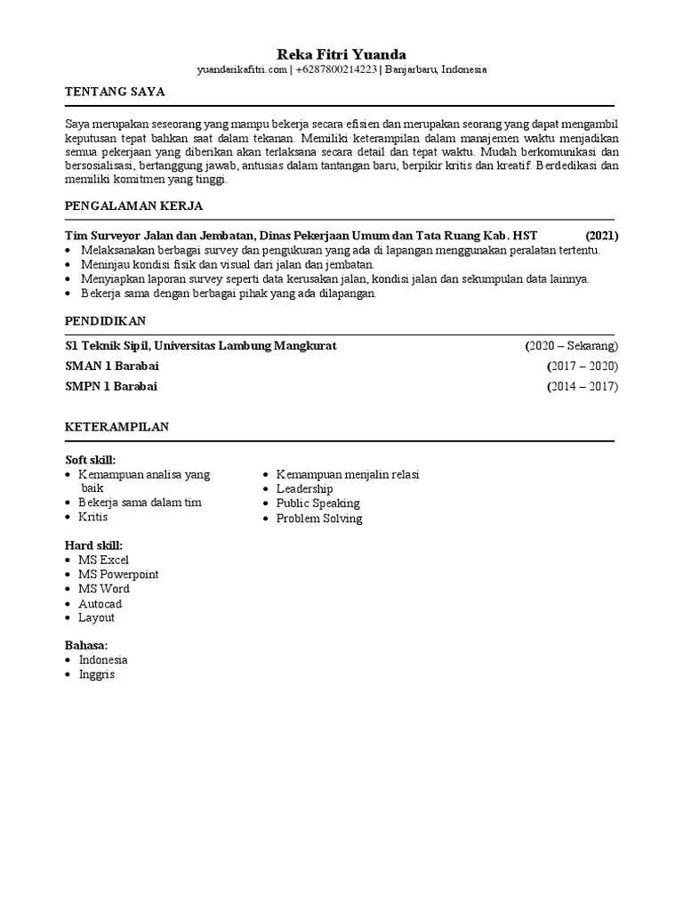 CV. Reka Fitri Yuanda PDF | PDF