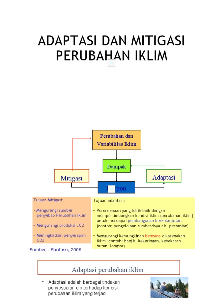 Adaptasi Dan Mitigasi | PDF