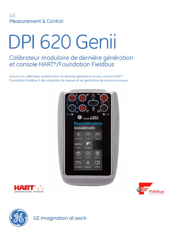 Druck Genii DPI620 - DATASHEET | PDF | Pression