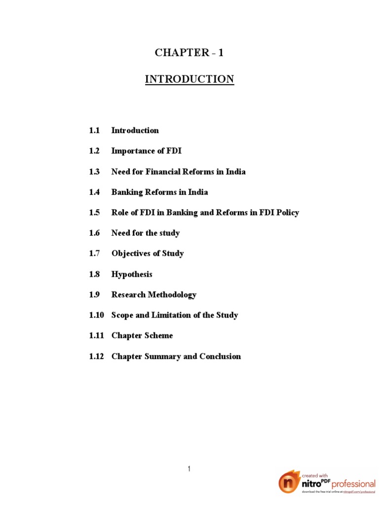 08 Chapter 1 PDF | PDF | Foreign Direct Investment | Banks