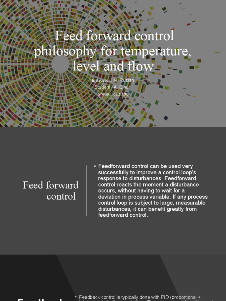 Feed Forward Control Philosophy For Temperature | PDF | Control Theory | Feedback
