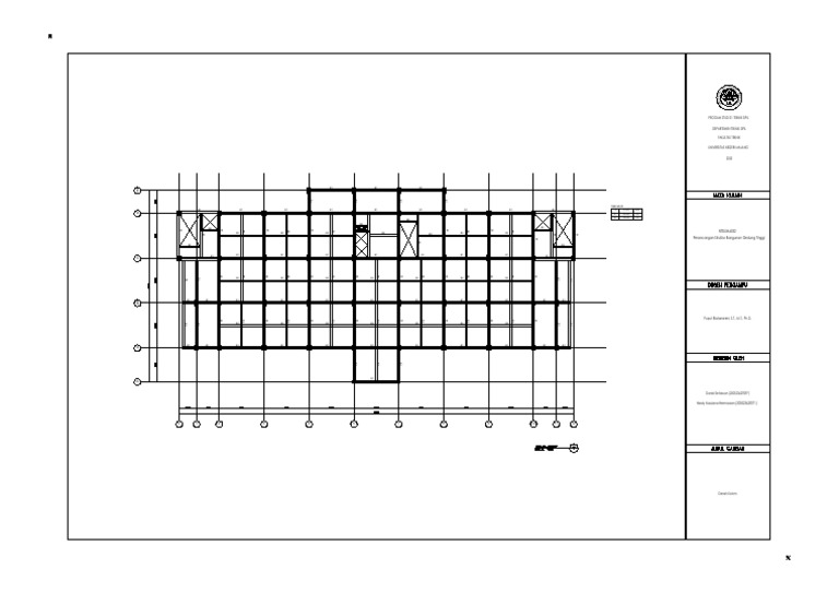 Denah Balok - Kelompok 1 | PDF