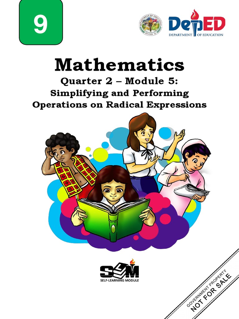 Q2 Mathematics 9 Module 5 Pdf Pdf Mathematical Objects Abstract Algebra