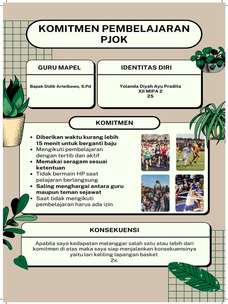 KOMITMEN PEMBELAJARAN | PDF