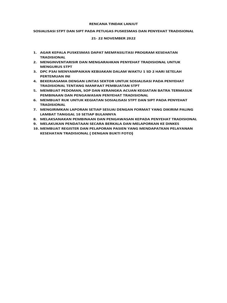 Sosialisasi STPT dan SIPT untuk Puskesmas | PDF | Sains & Matematika