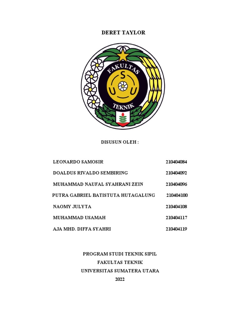 Deret Taylor: Konsep dan Contoh | PDF