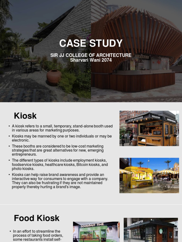 Food Kiosk & Cafe Design Case Study - Harbour Kiosk & Think Cafe | PDF | Coffeehouse | Refrigerator