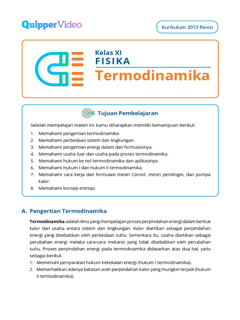 Termodinamika PDF | PDF | Metode & Bahan Ajar | Sains & Matematika
