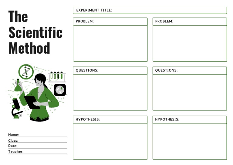 Scientific Method Worksheet PDF | PDF
