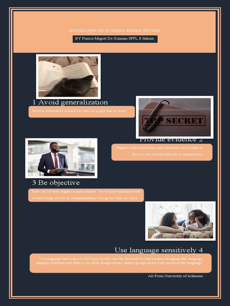 Infographic On Avoiding Biased Writing | PDF